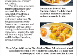 Chowman – a famous Chinese restaurant in Kolkata serving delicacies