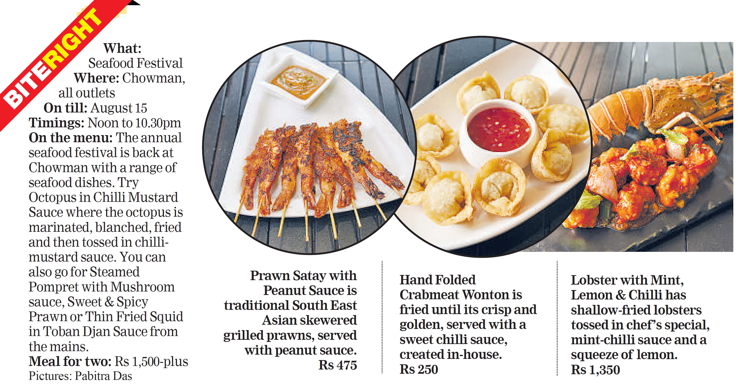 Chowman – a famous Chinese restaurant in Kolkata serving delicacies